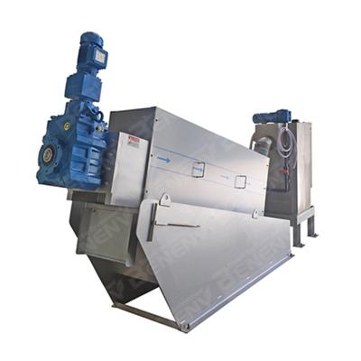 China Automatic Sludge Dewatering Machine Municipal Industry Multi Disc Screw Press for sale