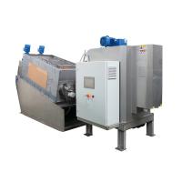 China Commercial  Sludge Dewatering Machine Low Screw Speed Convenient Maintenance for sale
