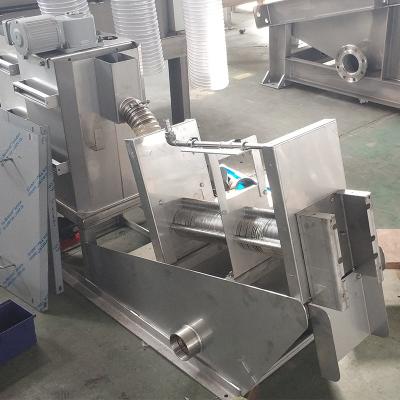 China Screw Press Sludge Dewatering Unit Treatment Machine And Disposal for sale