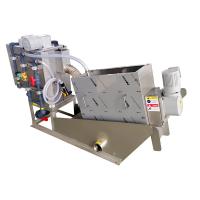 China Sludge Thickening Dewatering Screw Press Machine For Integrated Wastewater Treatment for sale