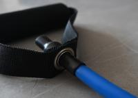 China Economical Single Tube TPE Bands with Handles: Ideal for Fitness and Pilates for sale