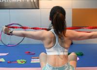 China 8-word pulling rope for arms, shoulders, back, chest muscle training for sale