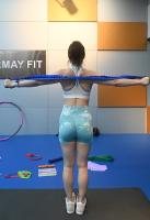 China Blue Double O-Shaped Figure 8 Exercise Bands: Enhance Your Arm Workouts with Resistance Bands for sale
