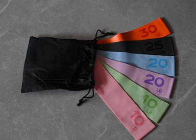 China 10lbs-30lbs Resistance Bands Macaron color 6 pieces Latex Resistance Bands for sale