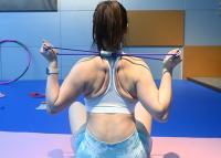 China Chest Exercises Resistance Band Figure 8 Exercise Bands for sale
