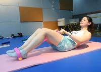 China Tension Foot Pedal Sit Up Equipment Pilates Accessories For Abdominal for sale