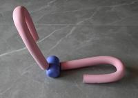 China Women Fitness Thigh Resistance Bands Pink Thigh Workout Equipment for sale