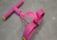 China Rose Elastic Sit-Up Equipment with 4 Resistance Tubes and Tension Foot Pedal for Effective Core and Strength Training for sale