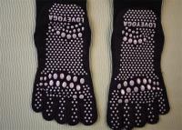 China 100% Cotton Yoga Footwear S M L XL size Workout Socks With Grip for sale