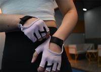 China Black and Pink color Yoga Hand Gloves Yoga Exercises Pilates Full Finger Gym Gloves for sale