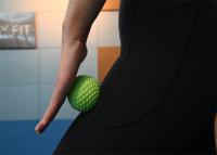 China Eco Friendly Silicone Massage Ball For Legs Available In Various Colors Like Blue And Green for sale