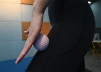 China Eco Friendly Silicone Massage Ball For Legs Available In Various Colors Like Blue And Green for sale