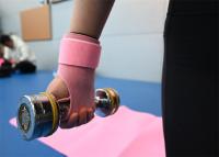 China ODM Gym Wrist Wraps Pink Green Wrist Wraps For Weight Lifting for sale