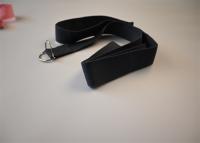 China Adjustable D-Ring Yoga Belt Stretching Strap for Enhanced Flexibility and Comfort for sale