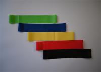 China Build Muscle with 5LBS to 40LBS Resistance Bands in Green and Orange for sale