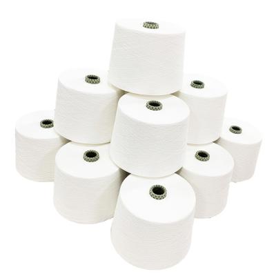 China Polyester/Viscose Ne32s/1 Siro Compact Spun Yarn For Knitting GRS Certified 830TPM Twist for sale
