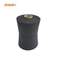 China Z Twist Black Polyester 100% 30/1 32/1 40/1 Siro Spun Yarn for Knitting and Weaving for sale