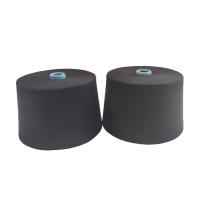 China Z Twist Black Polyester 100% 30/1 32/1 40/1 Siro Spun Yarn for Knitting and Weaving for sale