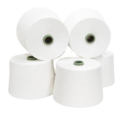 China Raw Pattern NE 30/1 Siro Compact Spun Yarn for Weaving 65% Polyester 35% Viscose Blend for sale