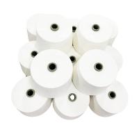 China Soft T-Shirt Yarn 85% Cationic Dyeable Polyester and 15% Viscose 50s Siro for sale
