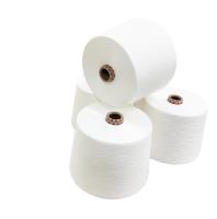 China Raw White 60S Siro Compact Spun Blended Yarn Made Of Bamboo Fiber for sale