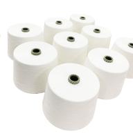 China Raw White 60S Siro Compact Spun Blended Yarn Made Of Bamboo Fiber for sale