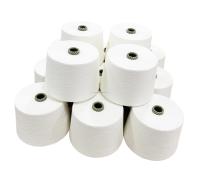 China Raw White 60S Siro Compact Spun Blended Yarn Made Of Bamboo Fiber for sale