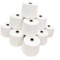 China Raw White 60S Siro Compact Spun Blended Yarn Made Of Bamboo Fiber for sale