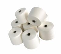 China Lyocell LF / Bamboo 50 / 50 NE 21/1 Siro Compact SPUN Raw Yarn For Weaving for sale