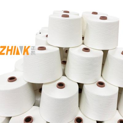 China 26 Strength Blended Unwaxed Polyester Viscose 80/20 Ne 40/1 Yarn for Weaving Knitting for sale