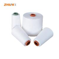 China T65/R35 Polyester/Viscose Ne40/1 Siro Compact Slub Yarn for Knitting Weaving Raw White for sale