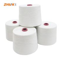 China Ne25/1 Siro Compact Slub Yarn for Knitting and Weaving 65/35 Polyester/Viscose Blend for sale