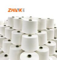 China 32s Cationic Polyester High Tenacity Slub Ring Spun Yarn for Knitting and Weaving for sale
