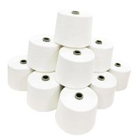China Core Spun Yarn 30S 20D Spandex Blended Yarn for Weaving and Knitting Denim Raw White for sale