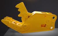 China Demolition Rotating Tree Shear for Excavator 5-35 Ton Hydraulic Wood Shear 750-1100mm Jaw Opening for sale
