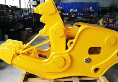 China Demolition Rotating Tree Shear for Excavator 5-35 Ton Hydraulic Wood Shear 750-1100mm Jaw Opening for sale