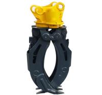 China Hydraulic Excavator Log Rock Grabs 15 Ton Capacity 1210mm Opening for sale