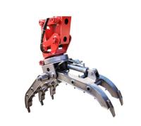 China Q235 Demolition Grapple for 20 Ton Excavator Stone Gravels Sorting for sale