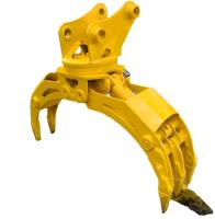 China 20 Ton Hydraulic Demolition Scrap Grapple for Excavator 360 Rotation for sale