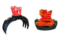China Hydraulic Demolition Grapple for 20 Ton Excavator 360 Rotation CE Certified Scrap Sorting for sale