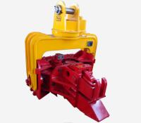 China Hydraulic Sheet Pile Driver for 20-35ton Excavator 2800rpm 300kN Centrifugal Force for sale