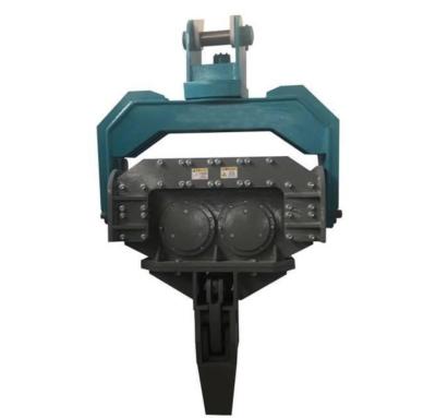 China Hydraulic Excavator Pile Driver 3800kg 2800rpm High Frequency Vibratory Hammer for sale