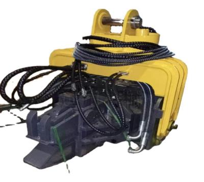 China Excavator Mounted Vibratory Pile Driver 40NM 2800RPM High Frequency Sheet Pile Driver for sale