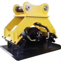 China Hydraulic Excavator Plate Compactor 4kw Gasoline Engine 30kn for 4-16 Ton Excavators for sale