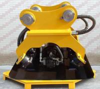 China High Manganese Steel Excavator Plate Compactor 45 Degree Vibration Damping for sale