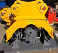 China Hydraulic Vibrating 100Bar Plate Compactor For Excavator Construction Works for sale