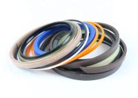 China Excavator Bucket Cylinder Seal Kit Hydraulic NBR Rubber Oil Seal 50-90 Shore A for sale