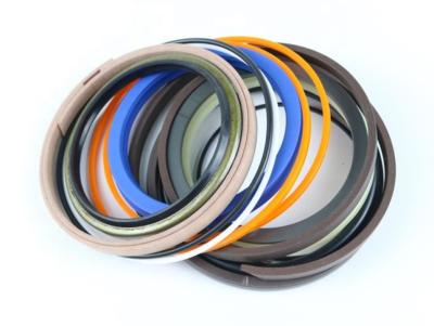 China Excavator Bucket Cylinder Seal Kit Hydraulic NBR Rubber Oil Seal 50-90 Shore A for sale