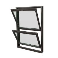 China Latest Design Custom Double Glaze Aluminium Double Hung Window with Magnetic Screen for sale