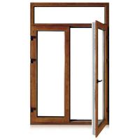 China Blue Glass Heat Insulation Aluminum Casement Window for Energy Saving for sale